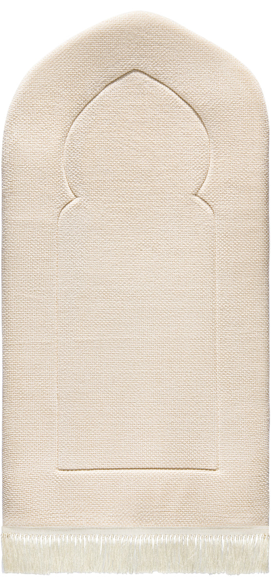 Sand Arched Plain Prayer Mat | Urban Rugs